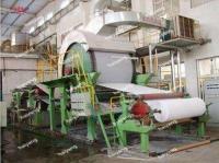 China 5 -6T/D Pulp and Waste Paper Recycling Jumbo Roll Toilet Tissue Paper Roll Making Machine for sale