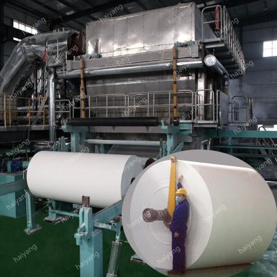 China 2880mm 10T/D Jumbo Roll Toilet Tissue Paper Making Machine Toilet Tissue Roll High Speed Machine for sale