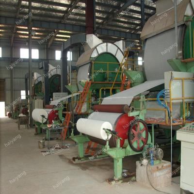 China 787mm-1T Paper manufacturing plant production line toilet tissue paper making machine for sale