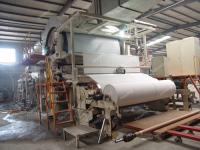 China 8T/D Pulp and Waste Paper Recycling Jumbo Roll Toilet Tissue Paper Roll Making Machine for sale