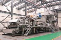 China 1450mm Large Tissue Paper Machine Jumbo Rolls Virgin Production Line for sale