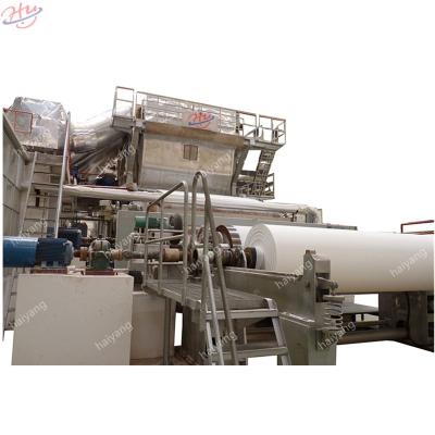 China 1800mm 5T Paper manufacturing plant production line toilet tissue paper making machine for sale
