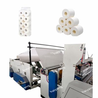 China Good Quality Automatic Toilet Tissue Paper Roll Rewinding Making Machine for sale