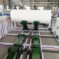 China Automatic Embossed Bathroom Paper Perforated Rewinding Tissue Toilet Machinery for sale