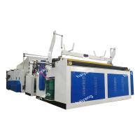 China The New Automatic Toilet tissue Paper Roll Rewinding Slitting Machine for sale