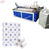 China Factory Price Toilet Jumbo Roll Paper Slitting Rewinding Machine for sale