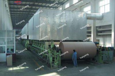 China 1092mm Kraft Fourdrinier Paper Making Mill Machinery 500T / D Carton Recycling for sale