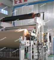 China 1092mm Kraft Fourdrinier Paper Making Mill Machinery 500T / D Carton Recycling for sale