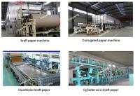 China Waste Paper Recycling Machine  Kraft Paper Machinery Production Line Brown Carton for sale