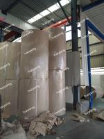China Brown Kraft Paper Jumbo Roll Making Machine Fluting Liner Testliner Carton Box for sale