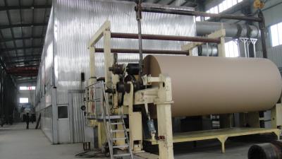 China 1092mm 	Kraft Paper Making Machinery 5 Ton Waste Paper Recycling Machine for sale