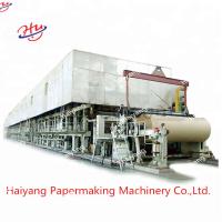 China Recycled Kraft Paper Making Machine Low Investment Waste Old Carton Box 5200mm for sale