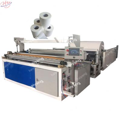 China toilet tissue rewinder coreless tissue paper machine toilet roll rewinder for sale