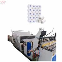 China Full Automatic Kitchen Towel and Toilet Tissue Paper Roll Making Rewinder Machines for sale