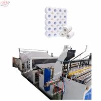 China 2200mm Jumbo Roll Toilet Tissue Paper Rewinding Making Machine Price for sale