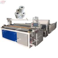 China Toilet Tissue Paper Roll Making Slitting Rewinding Machine For Sale for sale