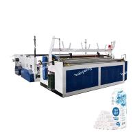 China Toilet rolls kitchen tissue paper rolls manufacturing slitting rewinding machinery for sale