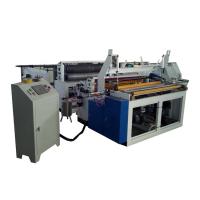 China Auto perforated household tissue roll embossed rewinding toilet paper making machine for sale