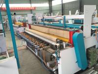 China Automatic Embossed Maxi Roll Toilet Tissue Rewinding Glue Small Bobbin Paper Manufacturing Machine for sale