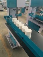 China Automatic Embossed Maxi Roll Toilet Tissue Rewinding Glue Small Bobbin Paper Manufacturing Machine for sale