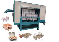 China 4 Faces 3000pcs/H Egg Tray Making Machine 53.7KW With 32 Mould for sale