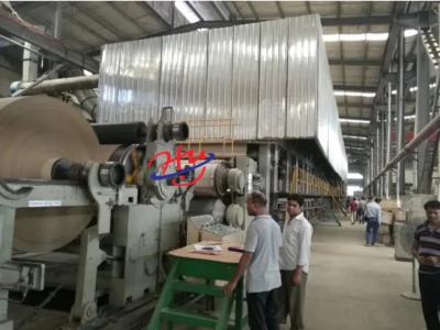 China 2800mm Alternating Current Kraft Paper Machine Test Liner Corrugated Paper Making Machines for sale