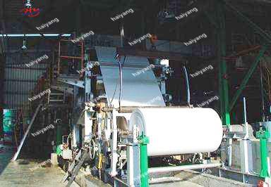 China Production Line For Toilet Paper Rolls 2800MM, 15Tons/8H Toilet paper making machine for sale