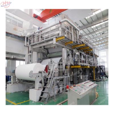 China 2800mm 15t Paper Pulp And Waste Paper Recycling Jumbo Roll Toilet Tissue Paper Roll Making Machine for sale