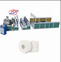 China Automatic Paper Toilet Tissue Rewinding And Slitting Embossing Machine for sale