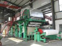 China 1800mm Waste Paper Recycle Jumbo Roll Toilet Tissue Paper Making Machine for sale