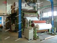 China 1800mm Waste Paper Recycle Jumbo Roll Toilet Tissue Paper Making Machine for sale