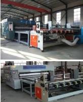 China Corrugated Carton Box Flexo Printing Machine PLC Touch Screen Control for sale