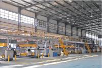 China Single / Double Face Corrugated Paper Board Making Machine 150m/min for sale