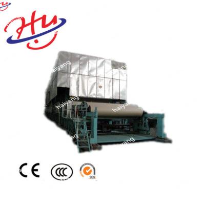 China CE 200t/Day Testliner Fluting Kraft Paper Machinery for sale