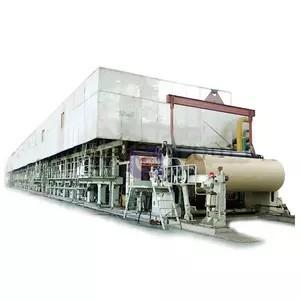 China 3200mm Kraft Paper Recycling Machine Fluting Paper Machine for sale
