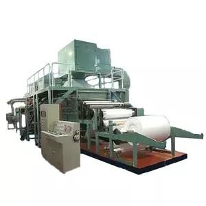 China 2800mm Waste Carton Recycling Machine Fluting Kraft Liner Paper Machine for sale