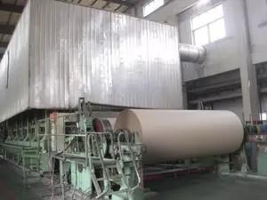 China 100-250g Virgin Wood /Wheat Stalk Kraft Paper Making Machine 180m/Min 250gsm for sale