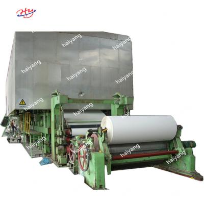 China 380V 50HZ Bagasse Rice Straw A4 Paper Making Machine for sale