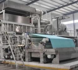 China Embossed Perforated Tissue Paper Making Machine With Cylinder Mould for sale