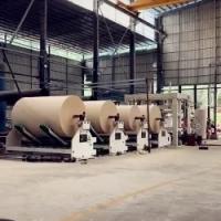 China Printed Pulp Recycled Paper Tissue Roll Making Machine for sale