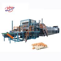 China Molding Dies 1000PCS/H Paper Pulp Egg Tray Machine 34KW for sale