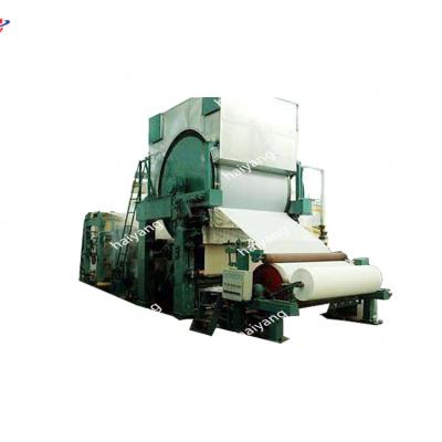 China 5t/D 1880mm Toilet Paper Making Machine 100m/Min Tissue Paper Making Machine for sale