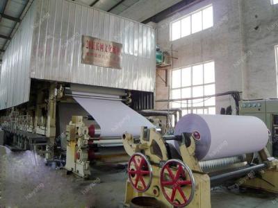 China A4 Copy Paper Printing Writing Paper Making Machine 2400mm Bagasse Pulp for sale