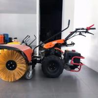 China Walk-Behind Snow Removal Equipment with 34.5 cm Brush Diameter and 110CM Working Width for sale