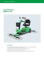 China Intelligent Self Cleaning Floor Sweeper DQX110A Dual-Brush Floor Scrubber for Cleaning for sale
