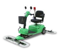 China 10000m2/h Dual-Brush Floor Scrubber with Self-Cleaning and Carpet Washing Function for sale