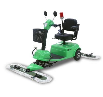 China 10000m2/h Dual-Brush Floor Scrubber with Self-Cleaning and Carpet Washing Function for sale