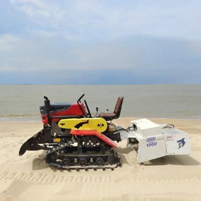 China HANDSOMER 1000/LFX-100 Beach Cleaner Tractor Towed by Ride on Car for Wet or Dry Sand for sale
