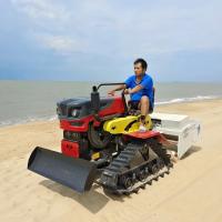 China HANDSOMER 1000/LFX-100 Beach Cleaner Tractor Towed by Ride on Car for Wet or Dry Sand for sale
