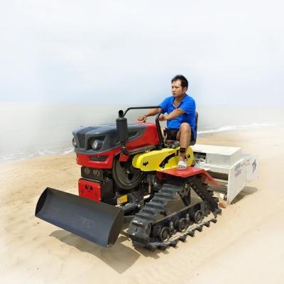 China Handsome Beach Sand Cleaner Tractor 60HP for Superior Sand and Soil Cleaning Results for sale